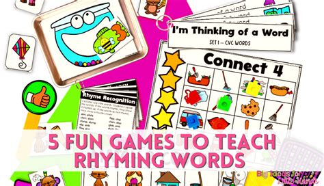 5 Fun Games To Teach Rhyming Words Big Ideas For Little Hands