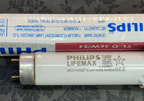 Philips Tld Lifemax 36w54 6500k 4feet T8 G13 Fluorescent Tube Cool