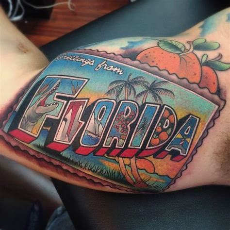 15 State Of Florida Tattoo Ideas For Men And Women