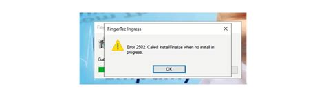 Error 2502 And Error 2503 When Installing Ingress Or Tcms V3