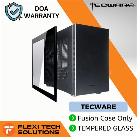 Flexi Tech Tecware Tempered Glass For Tecware Fusion Casing Shopee