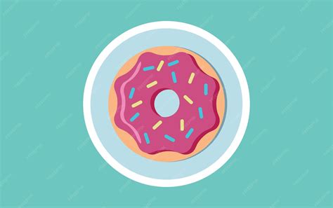 Premium Vector Vector Donut Bavarian