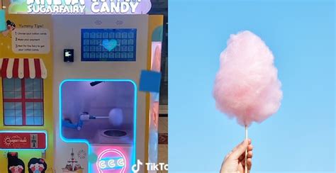 Aneva Sugar Fairy Canadas First Cotton Candy Vending Machine Dished