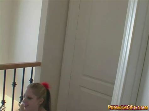 Seductive Blonde Teen Showing Off