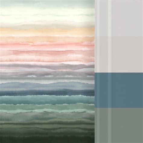 Strata Dawn Bespoke Mural Multi Clarissa Hulse