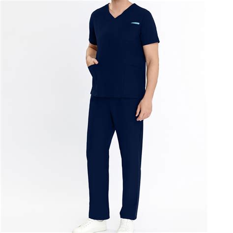 Rydcot Unisex Short Sleeve V Neck Uniform Set For Healthcare