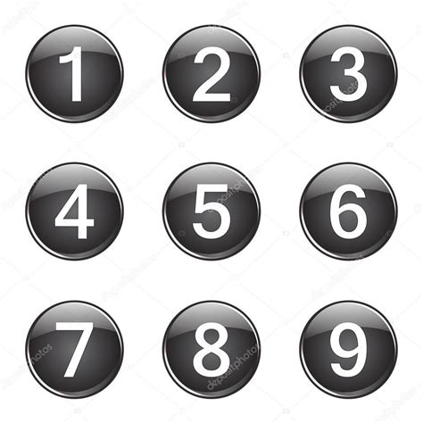 Numbers Counting Icon Set Stock Vector Image By ©rizwanali3d 69999611