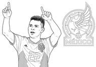 Dibujo Para Colorear Selección Nacional De Fútbol De México 2026 Copa