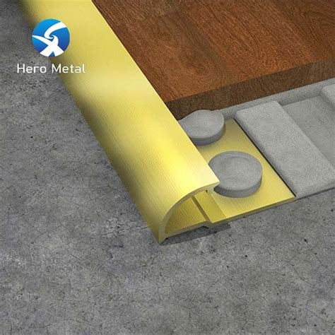 Custom Brushed Brass Tile Trim 10mm Suppliers Manufacturers Factory Direct Wholesale Hero Metal