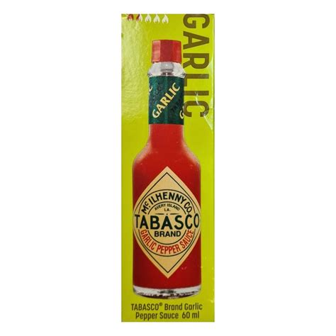Tabasco Sauce Garlic Pepper 60ml Superb Hyper