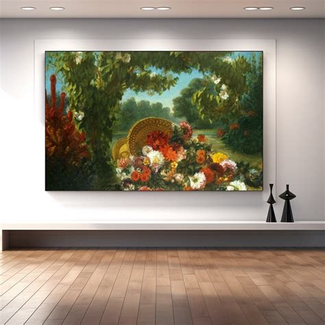 Tableau Connu Fleurs Peinture Nature
