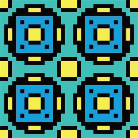 Premium Vector Pixel Art Seamless Pattern