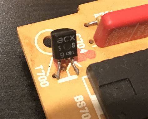 Transistor Id And Silkscreen De 1980 Automoción Alemán Electronica