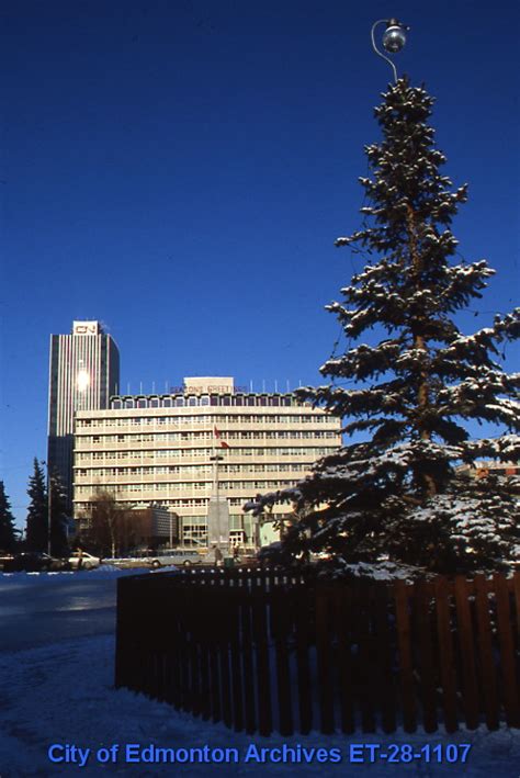 City Hall Christmas Decorations City Of Edmonton Archives