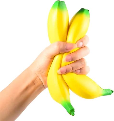 Day Republic 2 Pack 16cm Squishy Super Stretchy Banana Stress