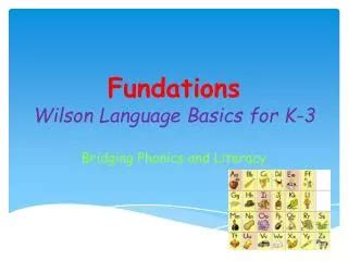 Ppt Wilson Fundations Powerpoint Presentation Free Download Id5878283