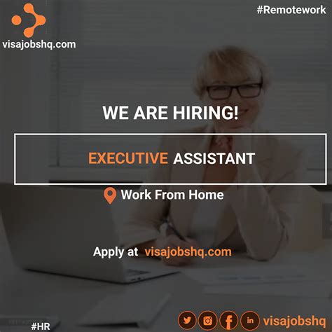 Executive Assistant Remote Work From Home