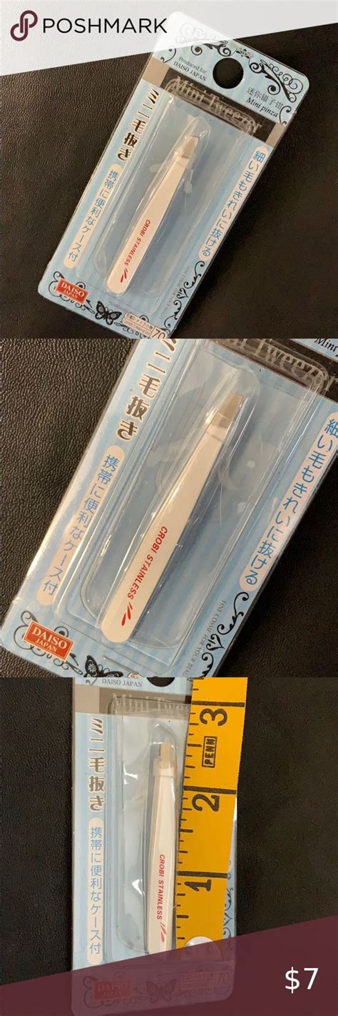 Brand New Daiso Mini Tweezers White