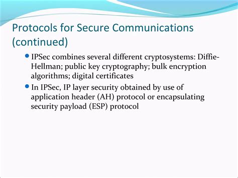 Protocol For Secure Communication Ppt