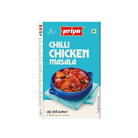 Chilli Chicken Masala Buy Chilli Chicken Masala Online Priya Foods