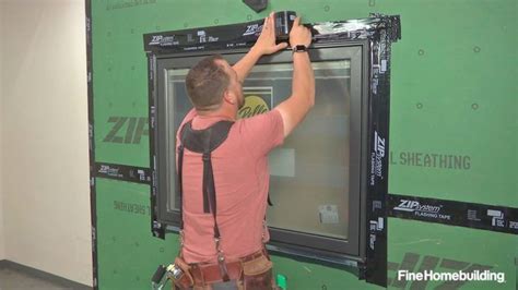 Installing A Nail Fin Window Over Zip System Sheathing Fine Homebuilding