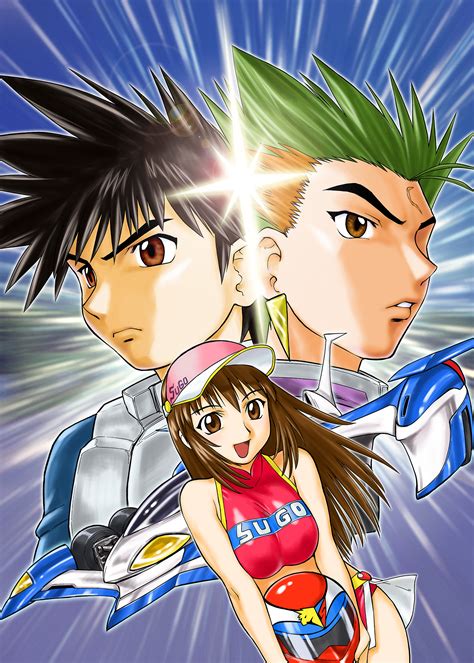 Sugou Asuka Kazami Hayato And Bleed Kaga Future Gpx Cyber Formula