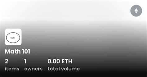 Math 101 Collection Opensea