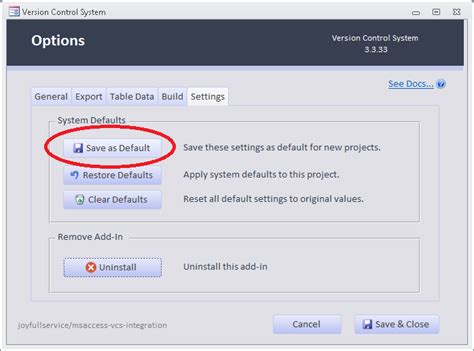 settings save as default with no function · issue 218