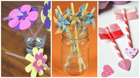 9 Manualidades Decorativas Con Popotes Que Te Encantaran ~ Mimundomanual