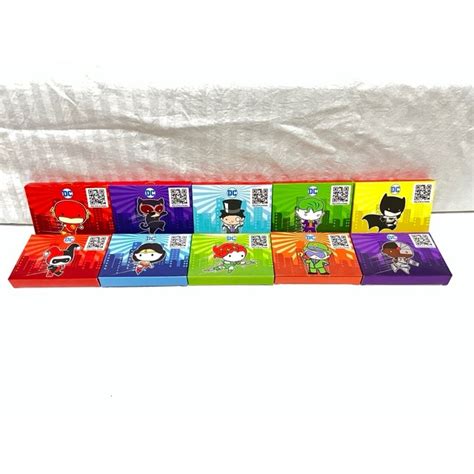 Mcdo Happy Meal Dc Complete Set Brand New Shopee Singapore