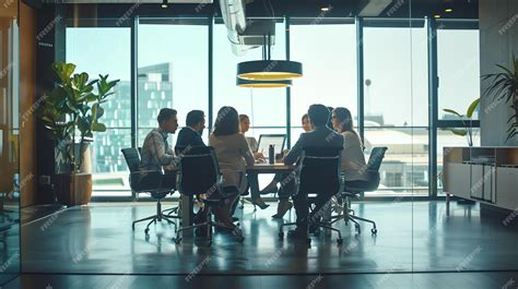 Premium Photo Diverse Group Of Business Professionals Having A