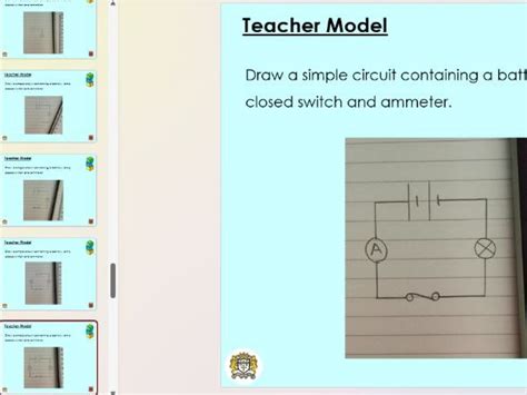 Circuits And Current Ks3 Activate Lesson Teaching Resources