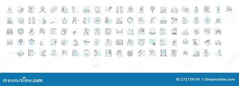Bacteria Vector Line Icons Set Bacterium Microbe Pathogen