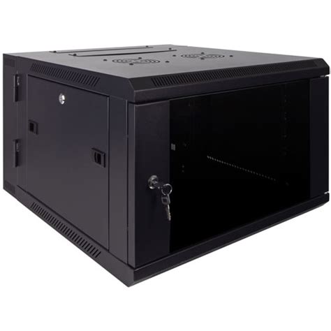6u Wall Mount Double Section Hinged Swing Out Server Network Rack