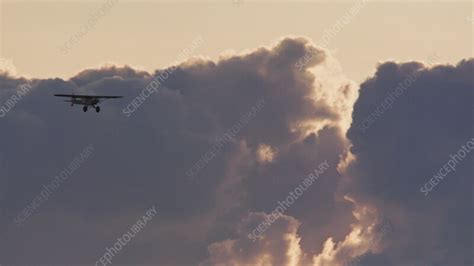 Super Cub Plane Flying Stock Video Clip K0125610 Science Photo