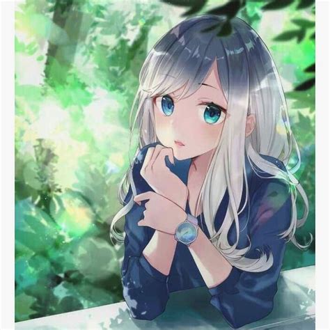 Girl Thinking Anime