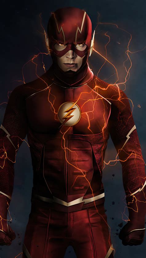 Barry Allen The Flash Fondo De Pantalla 4k Para Celular Móvil Y Iphone