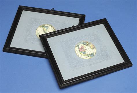 Fine Pair Of Victorian Planispheres Fleaglass