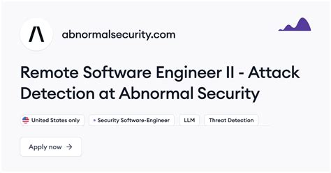 Abnormal Security Hiring Software Engineer Ii Attack Detection • Remote Work From Home