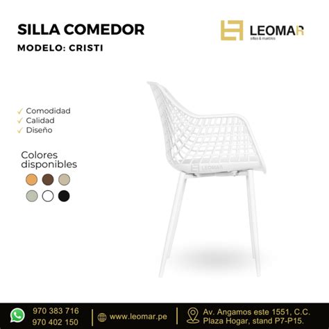 Silla Comedor Modelo Cristi Leomar Sillas Y Muebles