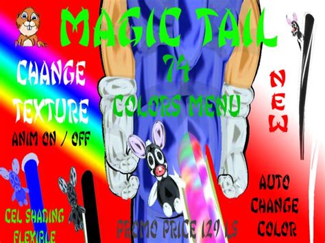 Second Life Marketplace Magic Tail Tiny Mouse Version