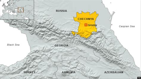Chechnya Map Russia Georgia Bbc News Europe Russia Talks Tough On