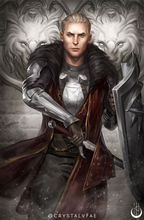Dragon Age Inquisition Cullen Rutherford Art Print 11x17 Pouces Open