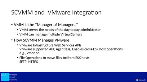 Presentation Scvmm And Vmware Integration Pptx