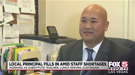 Las Vegas Elementary School Principal Fills In Amid Staff Shortages