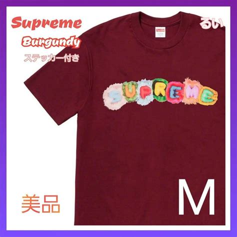 Supreme シュプリーム Pillows Tee バーガンディ メルカリ