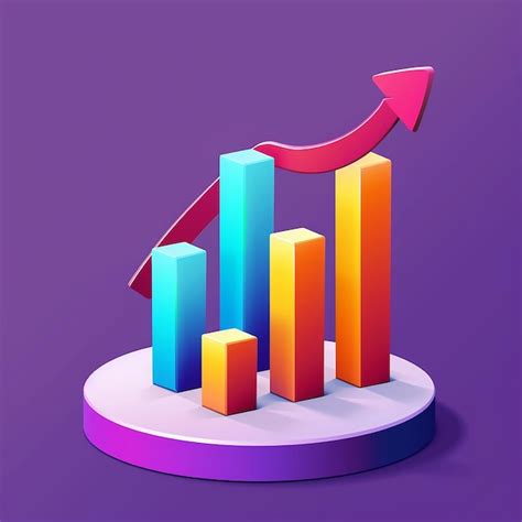 a colorful arrow pointing up at a graph that says graph premium ai