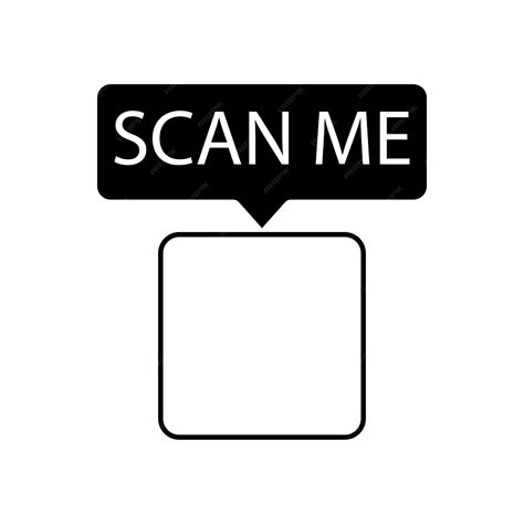 Premium Vector Template For Scan Me Vector Of Information Symbol