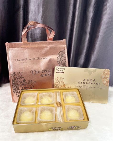 Dureeca Snowskin Musang King Durian Mooncake Food And Drinks Other Food