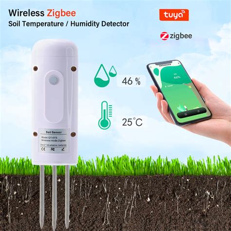 Tuya Sensore Di Umidità E Temperatura Del Terreno Intelligente Zigbee